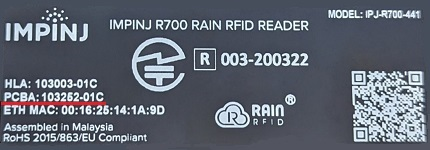 Impinj R700 Firmware Support Guide – Impinj Support Portal